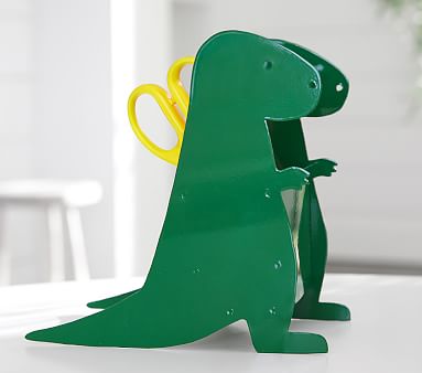 Green Dinosaur Pencil Holder | Kids Room Decor | Pottery Barn Kids