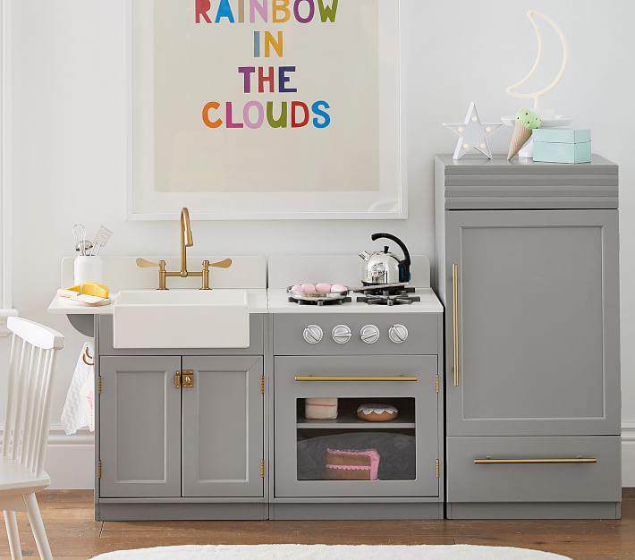 Chrome Kitchen Appliances | Toy Kitchen Accessories | Pottery Barn Kids