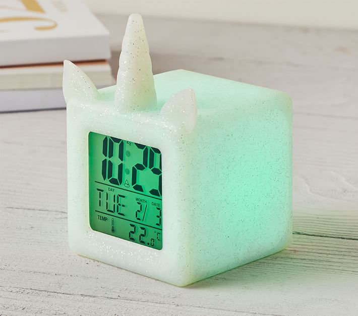 Light Up Unicorn Digital Clock | Kids Room Decor | Pottery Barn Kids