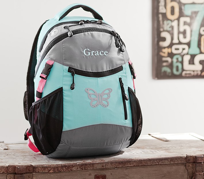 Colton Aqua Boys Backpack | Pottery Barn Kids