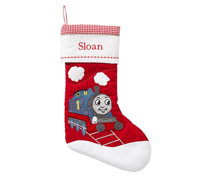 Thomas & Friends™ Quilted Christmas Stocking | Pottery Barn Kids