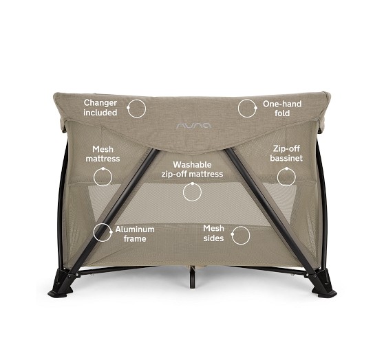 Nuna SENA™ Aire Playard | Portable Cribs | Pottery Barn Kids