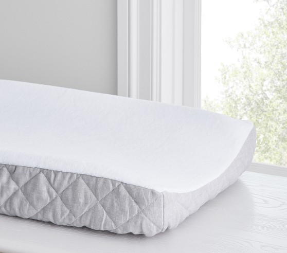European Linen Terry Changing Pad Cover | Pottery Barn Kids