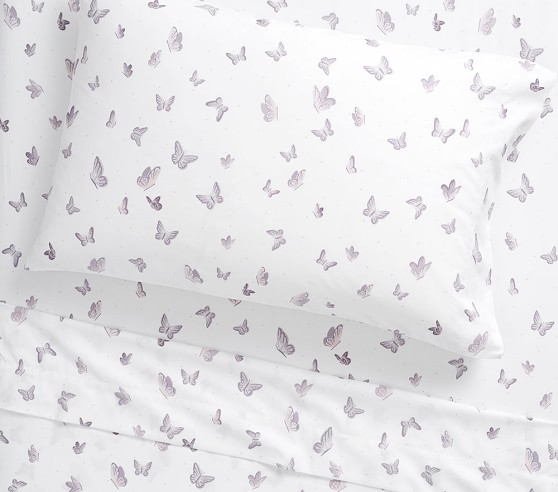 Organic Butterfly Kids' Sheet Set | Pottery Barn Kids