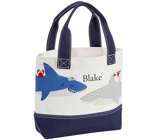 Nautical Shark Kids Tote | Pottery Barn Kids