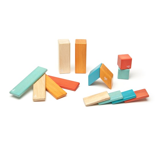 Tegu 14 Piece Sunset Block Set | Pottery Barn Kids