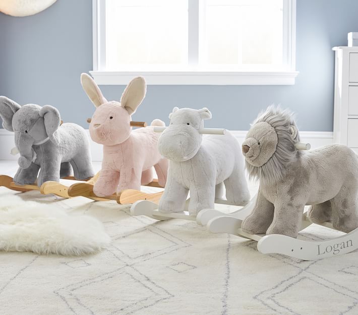 Blush Bunny Rocker | Animal Rocker | Pottery Barn Kids