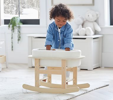 Natural Wood Doll Bassinet | Pottery Barn Kids