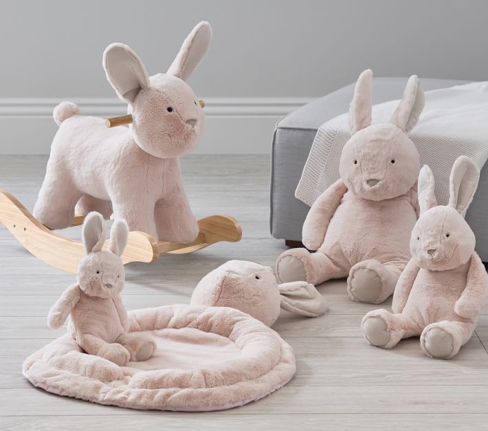 Blush Bunny Rocker | Animal Rocker | Pottery Barn Kids