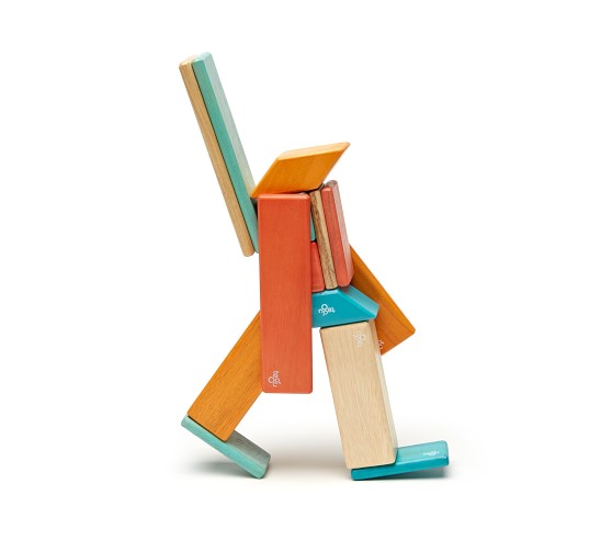 Tegu 14 Piece Sunset Block Set | Pottery Barn Kids