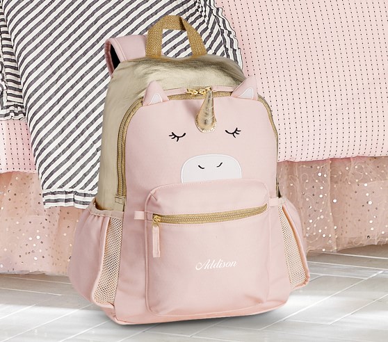 The Emily & Meritt Blush Unicorn Kids Backpack | Pottery Barn Kids