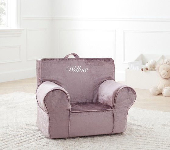 My First Anywhere Chair®, Fig Velvet | Pottery Barn Kids