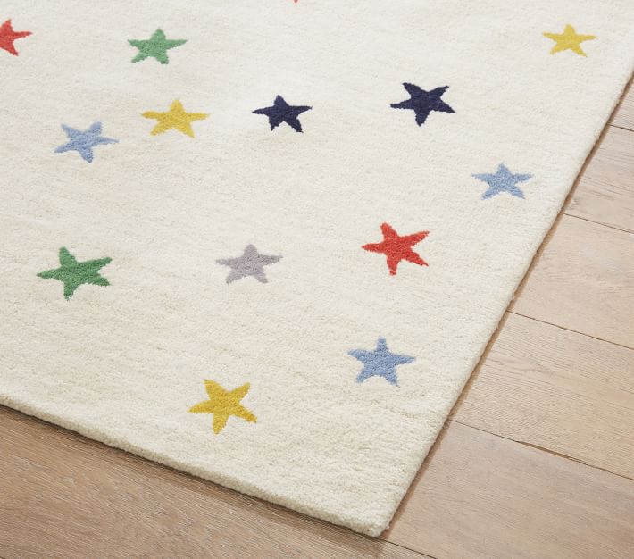 Starry Skies Rainbow Rug | Pottery Barn Kids