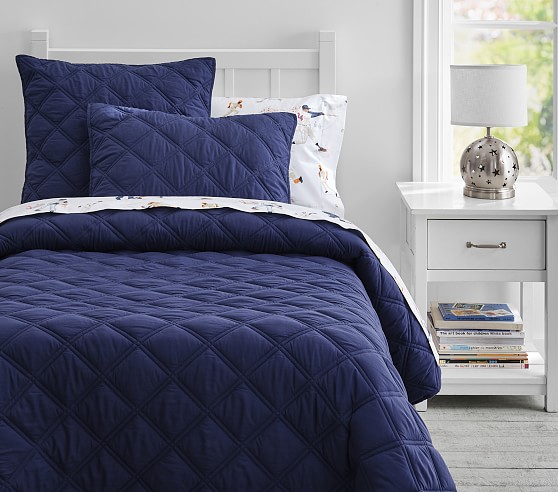 Recycled Microfiber Casual Essential Quilt & Shams | Pottery Barn Kids