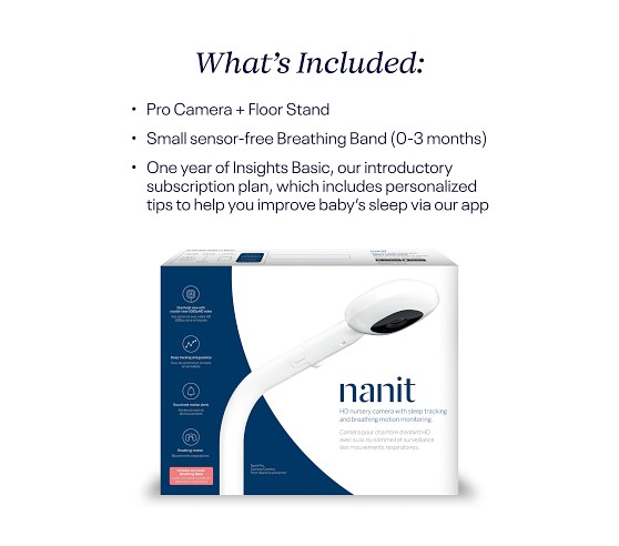 Nanit Pro Smart Baby Monitor & Floor Stand | Pottery Barn Kids