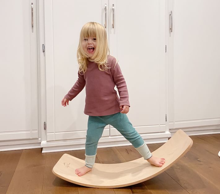 Lily & River Little Surfer Montessori Balance Board | Pottery Barn Kids