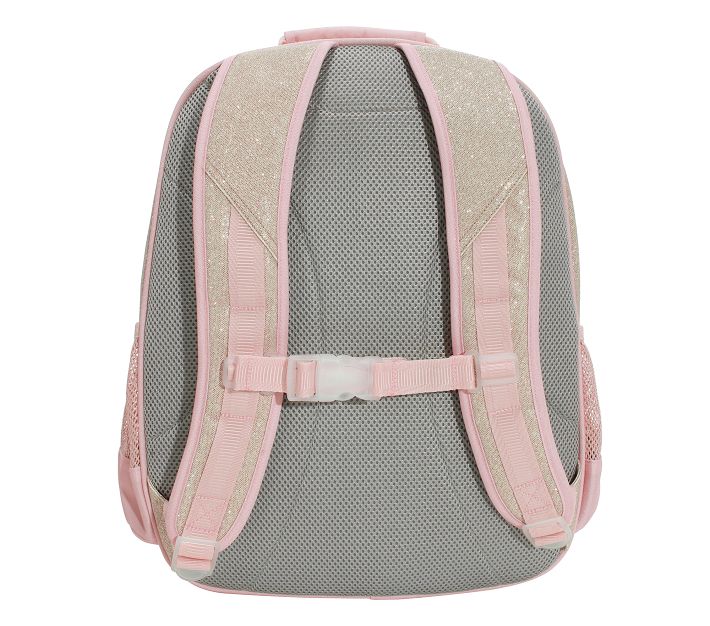 Mackenzie Blush/Gold Glitter Backpacks | Pottery Barn Kids