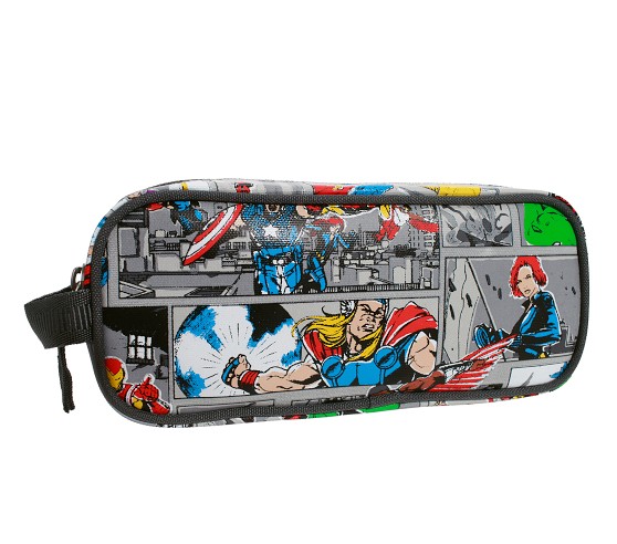 Mackenzie Marvel Comics Glow-in-the-Dark Pencil Case | Pottery Barn Kids