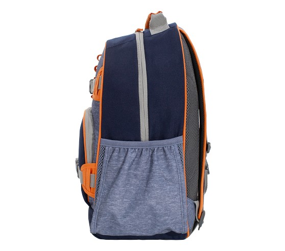 Mackenzie Blue/Navy/Orange Color Block Backpack & Lunch Bundle, Set of ...