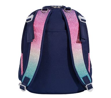 Mackenzie Rainbow Ombre Sparkle Glitter Adaptive Backpack | Pottery ...