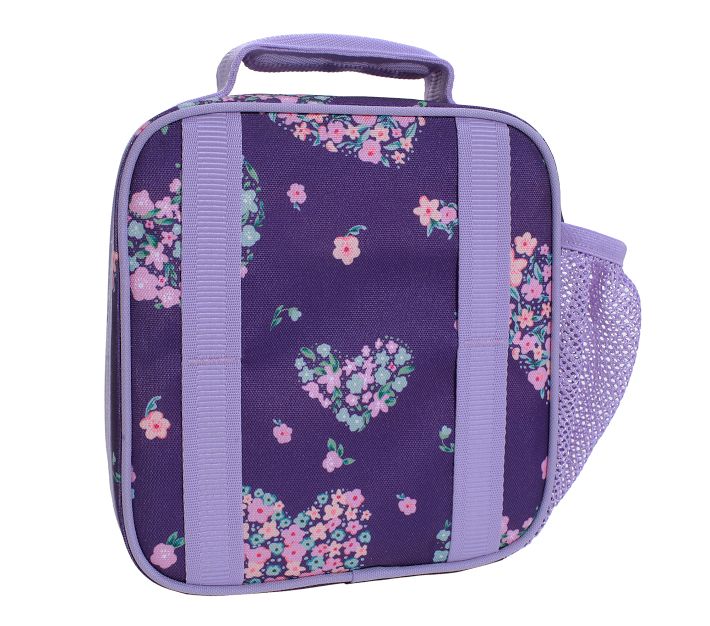 Mackenzie Plum Flower Hearts Lunch Boxes | Pottery Barn Kids