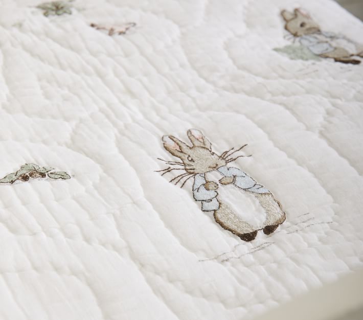 Peter Rabbit™ Baby Quilt | Pottery Barn Kids