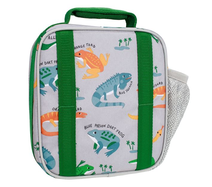 Mackenzie Gray Reptiles Lunch Boxes | Pottery Barn Kids