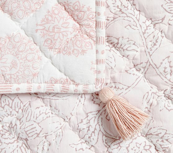 Collette Reversible Baby Quilt | Pottery Barn Kids