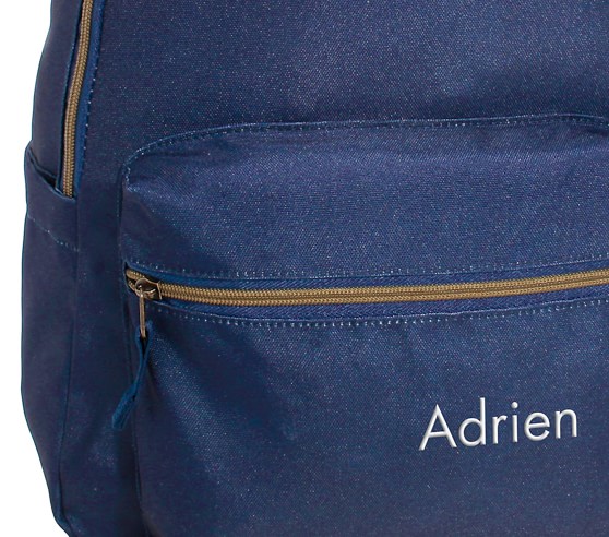 Colby Solid Navy Backpacks | Pottery Barn Kids