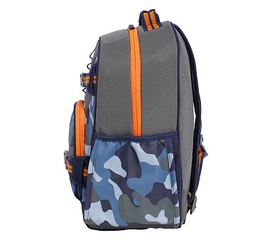 Mackenzie Blue Gray Camo Glow-in-the-Dark Backpacks | Pottery Barn Kids