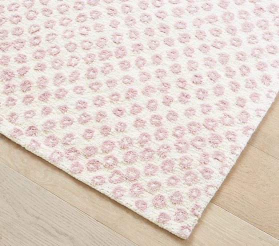Performance Textured Dot Rug | Pottery Barn Kids