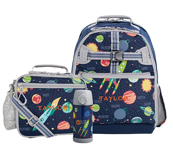 Mackenzie Navy Solar System Glow-in-the-Dark Adaptive Backpack & Lunch ...