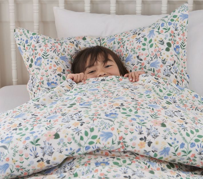 Rifle Paper Co. Bramble Fields Organic Duvet Cover & Shams | Pottery ...