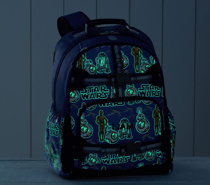 Mackenzie Star Wars™ Droids™ Glow-in-the-Dark Backpacks | Pottery Barn Kids