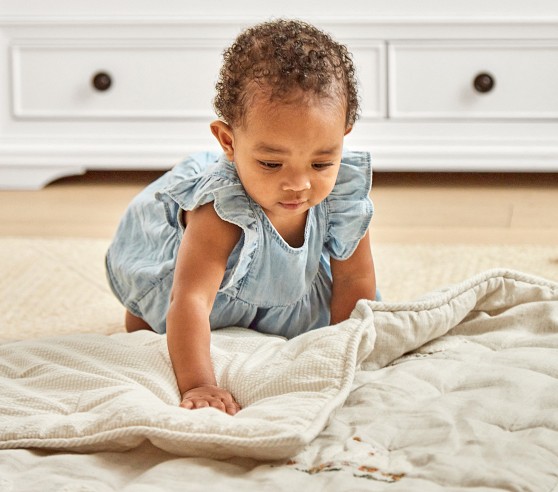 Darby Duckling Baby Quilt | Pottery Barn Kids