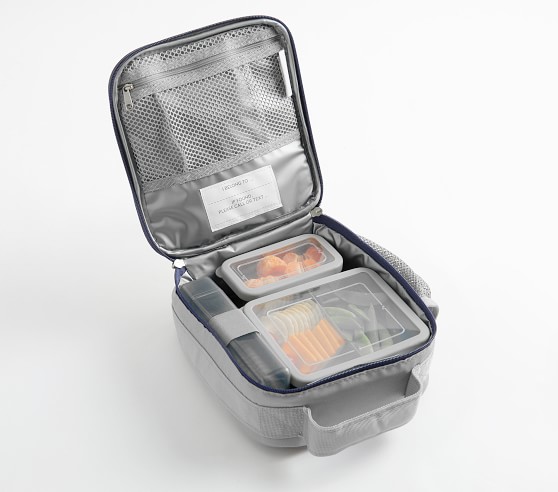Fairfax Solid Gray Lunch Boxes | Pottery Barn Kids