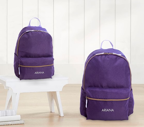 Colby Solid Plum Backpacks | Pottery Barn Kids
