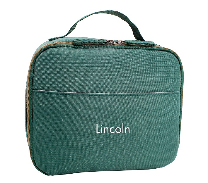 Colby Solid Forest Cold Pack Lunch Box | Pottery Barn Kids