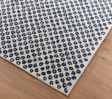 Performance Textured Dot Rug | Pottery Barn Kids
