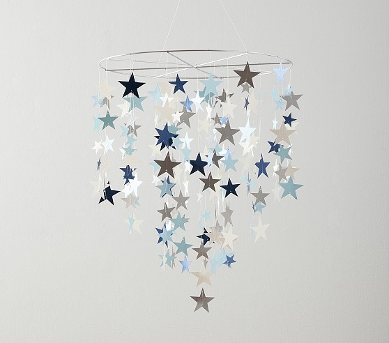 Paper Star Mobile | Pottery Barn Kids