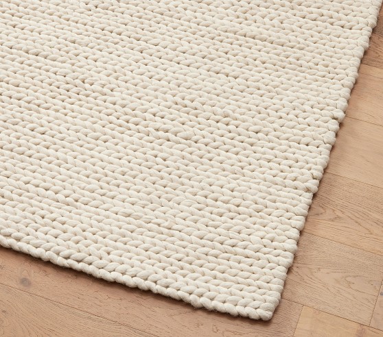 Braided Knit Rug | Pottery Barn Kids