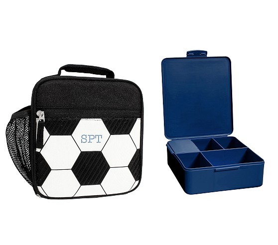 Mackenzie 3-D Soccer Lunch & Bento Bundle, Set of 2 | Pottery Barn Kids