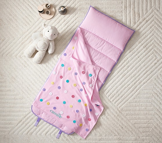 Mackenzie Chenille Polka Dot Nap Mat | Pottery Barn Kids