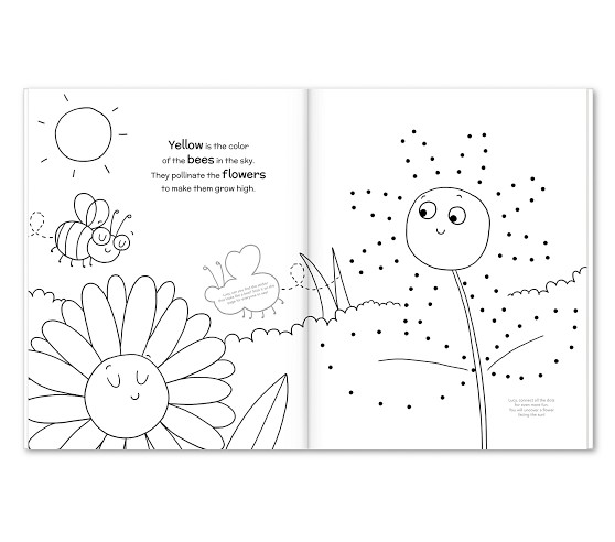 Learn Colors Personalized Coloring & Activity Book | Pottery Barn Kids