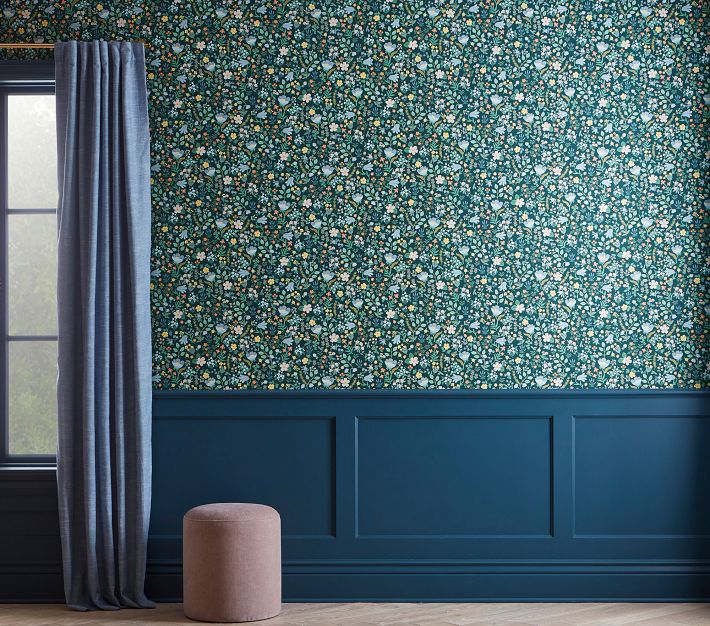 Rifle Paper Co. Bramble Fields Wallpaper | Pottery Barn Kids