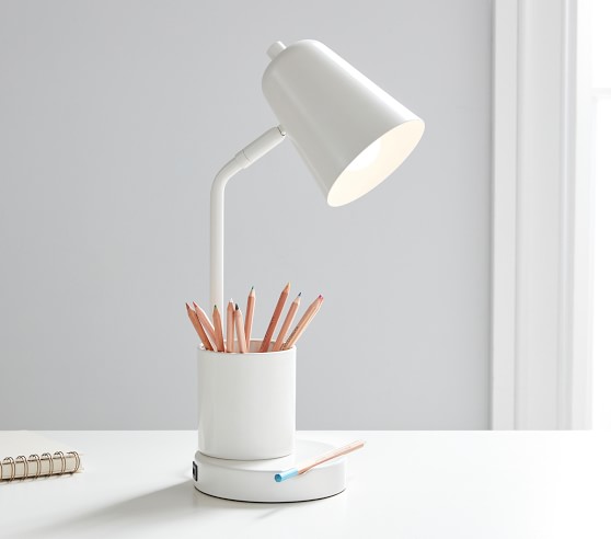 USB Task Lamp with Storage | Pottery Barn Kids