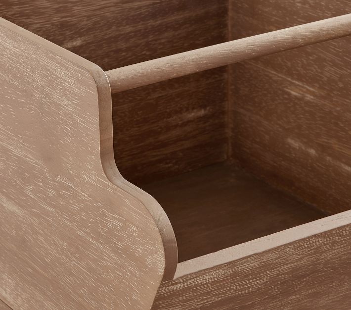 Wood Stackable Bin | Pottery Barn Kids