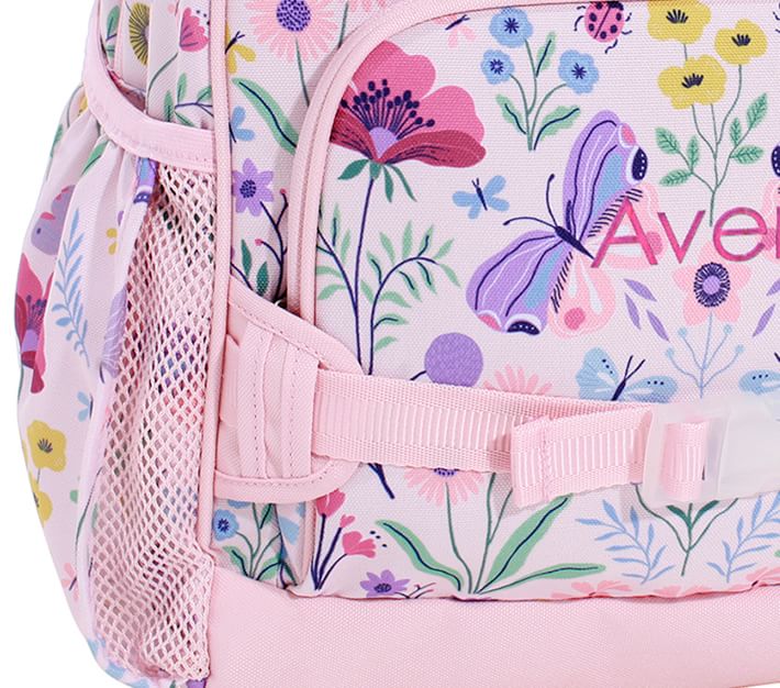 Mackenzie Pink Botanical Butterfly Backpacks | Pottery Barn Kids