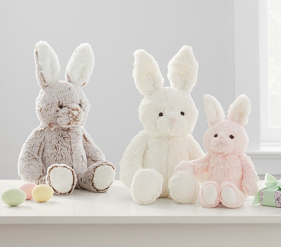 Fur Bunny Easter Plush Toy | Pottery Barn Kids