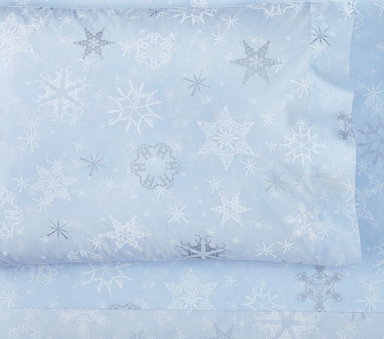 Harry Potter™ Snowflakes Sheet Set | Pottery Barn Kids